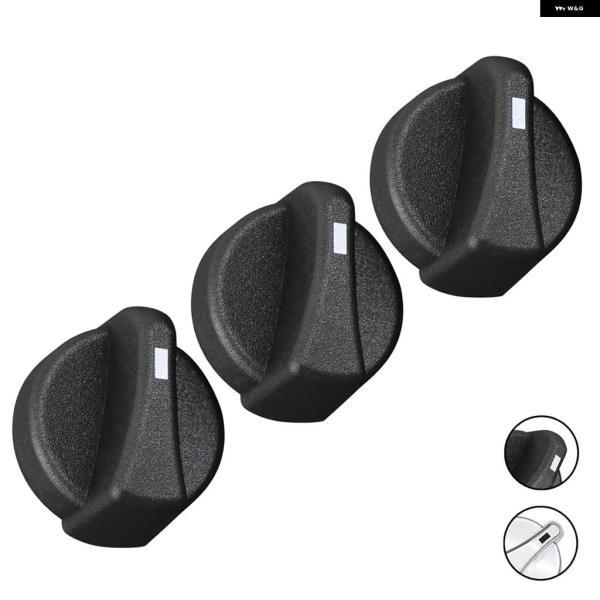 3個 AC ヒーター ブロワー ファン コントロール ノブ ピータービルト 330-387 交換用 702-5401 121-0001-000 HVAC クライメート コントロール スイッチ ノブセット カスタム パーツ アクセサリーHig...