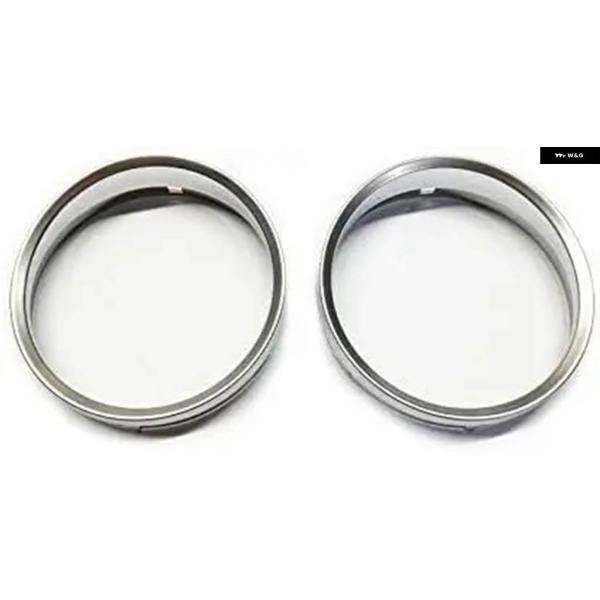 2004-2007 BMW E60 5シリーズ ダッシュ クラス ターゲージ トリム リング ベゼル 2個 マットシルバー カスタム パーツ アクセサリーHigh-concerned chemical:NoneModel Name:ALEV...
