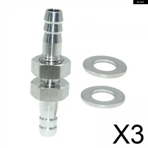 1/4インチ バーブ付きバルクヘッドホースコネクタ ステンレス 六角ヘッドフィッティング 適応型フレキシブルホース エアウォーター システム カスタム パーツ アクセサリーHigh-concerned chemical:NoneOrigin...