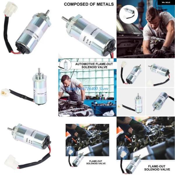 ストップ ソレノイド シャットオフ ソレノイド 897329-5680 12V シャットオフストップ ソレノイド バルブ 3LD1 3LD2 4LE1 カスタム パーツ アクセサリーHigh-concerned chemical:NoneO...