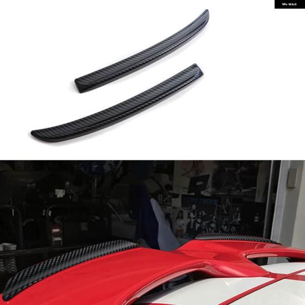 ベストリアスポイラー エクステンションリップフィンミニクーパーF55 F56 2014 S /JCWスポイラー レッドカーボンブラックカラーカーパーツ カスタム パーツ アクセサリーPlacement on Vehicle:Car Rear...