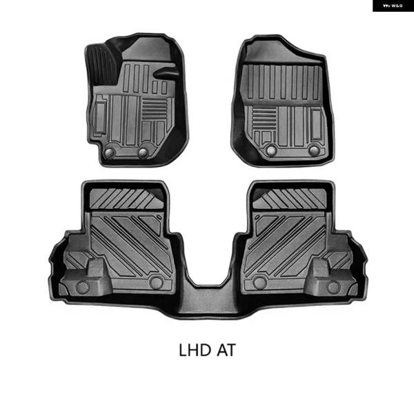 3D TPE LHD RHD フロアカーマット スズキ ジムニー 2019-2022 JB74 64 車用フット パッド ブラックフロアライナー カーペット付き 4X4 アクセサリー カスタム パーツ アクセサリーFloor Mats Ty...