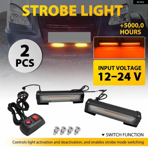 2個 オートバイ LED ヘッドライト ライトバー キット 取り付け ブラケット スイッチ配線付き 汎用 トラック バス ダートピット バイク 12V 24V カスタム パーツ アクセサリーHigh-concerned chemical:N...