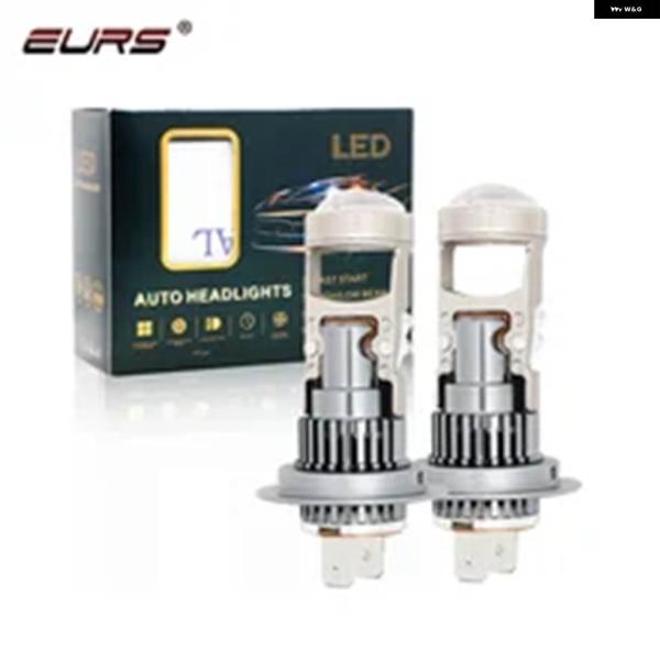 EURS ミニ H7 LED レンズ ヘッドライト バルブ H11 プロジェクター LED 9005 HB3 9006 HB4 H10 フォグランプ プロジェクター ヘッドライト ランプ バルブ ヘッドランプ カスタム パーツ アクセサリー...