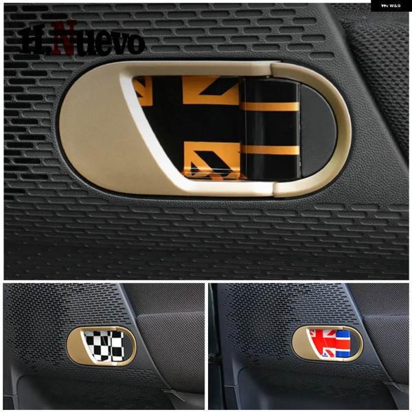 カーアクセサリー 2個 ドアハンドル カバー ミニクーパー E SE J01 EV ABS 車 ドアハンドル ステッカー デコレーション 2024 25 カスタム パーツ アクセサリーHigh-concerned chemical:None...