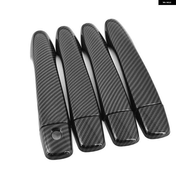 日産 パルサー C13 2015 - 2019 カーボン クローム ドアハンドル カバー キャッチキャップ トリム モールディング アクセサリー カスタム パーツ アクセサリーHigh-concerned chemical:NoneItem...