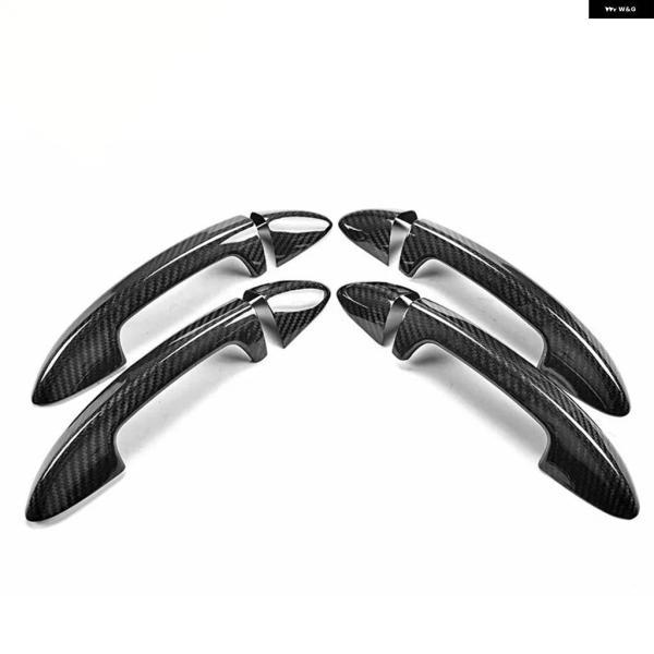 クロームカーボン 車 ドアハンドル カバー トリム VW PASSAT B6 3C 2006 -2011 PASSAT CC 2009-2012 カー スタイリング アクセサリー カスタム パーツ アクセサリーHigh-concerned ...