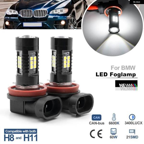 LED H8 H11 フォグランプ バルブ BMW X1 E84 X3 E83 F25 X4 F26 X5 E70 F15 X6 F16 BIMMER ヘッドランプ ドライビングランプ カスタム パーツ アクセサリーHigh-concern...