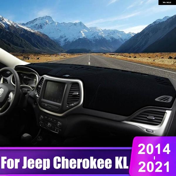 ジープ チェロキー KL 2014 - 21 車用 ダッシュボード カバー サンシェード 滑り止めマット 内装アクセサリー カスタム パーツ アクセサリーHigh-concerned chemical:NoneItem Weight:0.6...