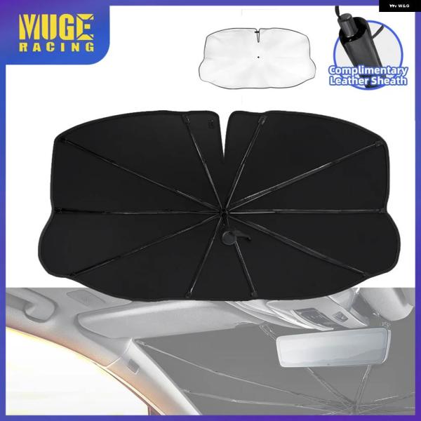 車用サンシェード 傘 夏用 フロントガラス 日焼け防止 折りたたみ 収納 簡単 1秒で閉じる OT001 カスタム パーツ アクセサリーProduct application scenarios:OtherCraft of Weaving:...