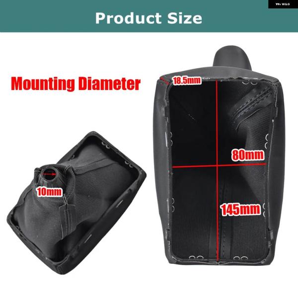 メルセデス ベンツ E クラス W211 S211 2002-2009 車用 マニュアル 6速 ギア シフト ノブ レベルノブ PUレザー ブーツ 付き カスタム パーツ アクセサリーHigh-concerned chemical:None...