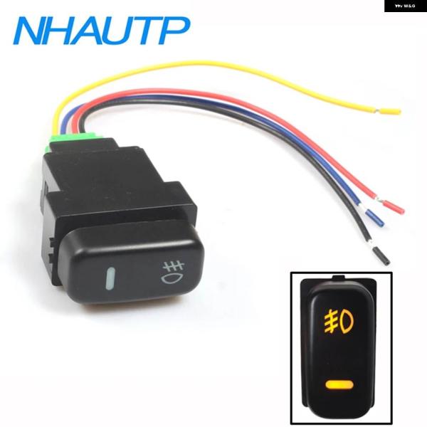 4線式 フォグランプ スイッチ 三菱 パジェロ ASX ランサー アウトランダー 5ピン コントローラ ー ボタン オレンジ 12V カスタム パーツ アクセサリーSpecial Features:control the fog light...