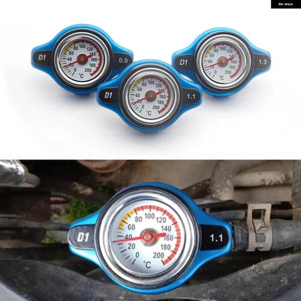 車 自動車 スタイリング サーモ ラジエーター キャップ タンク カバー 水温計 ユーティリティ セーフ付き 0.9 BAR/1.1 BAR/1.3 BAR カスタム パーツ アクセサリーHigh-concerned chemical:No...