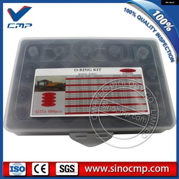 ボルボ EC290用666台掘削機ディングリOリング ボックス EC290LC EC210 EC240 EC360 EC460 EC160 オイルシール サービスキット カスタム パーツ アクセサリーHigh-concerned chemi...