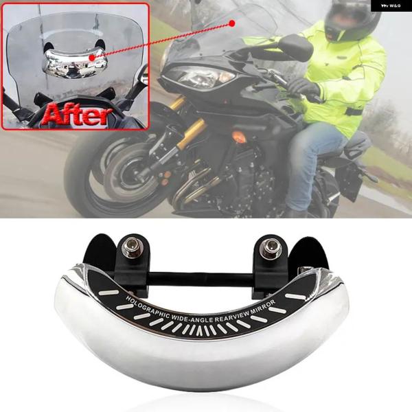 バイク フロントガラス 180度 ブラインド スポットミラー ヤマハ MT-09 トレーサー900 GT FJ09 FZ8 FAZER ABS用ワイドアングルリアビューミラー カスタム パーツ アクセサリーHigh-concerned ch...