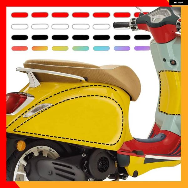 点線 バイク アクセサリー VESPA GTS GTV LXV LT PX 50 125 150 250 300IE SPRINT PRIMAVERA 車用 デカール ステッカー カスタム パーツ アクセサリーHigh-concerned ...