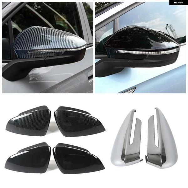 フォルクスワーゲン VW ID.4 ID4 ID.6 ID6 2021 2023 LHD 車外装パーツ カラーリ リアビュー サイドミラー カバー トリム アンチスクラッチ カスタム パーツ アクセサリーHigh-concerned che...