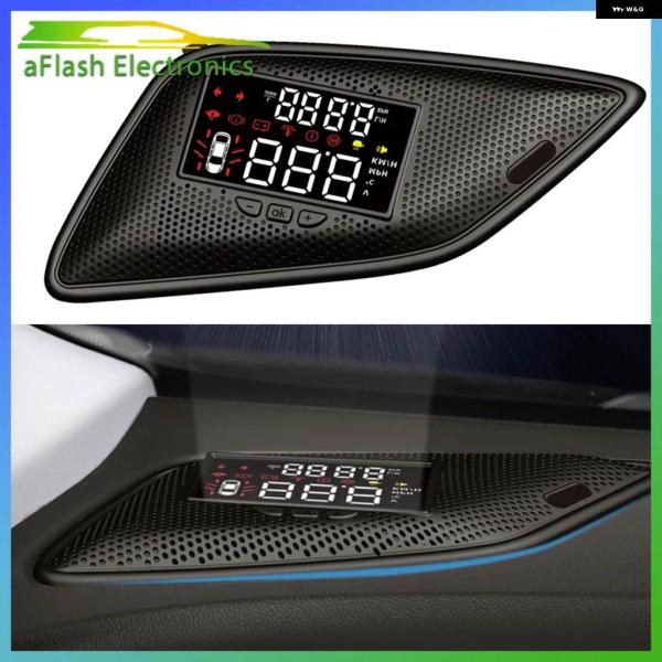 シボレー エクイノックス 2017-2023 ミラー HUD オートカー ヘッドアップディスプレイ フロントガラススクリーン プロジェクター アラーム オーバースピード RPM 電圧 カスタム パーツ アクセサリーHigh-concerne...