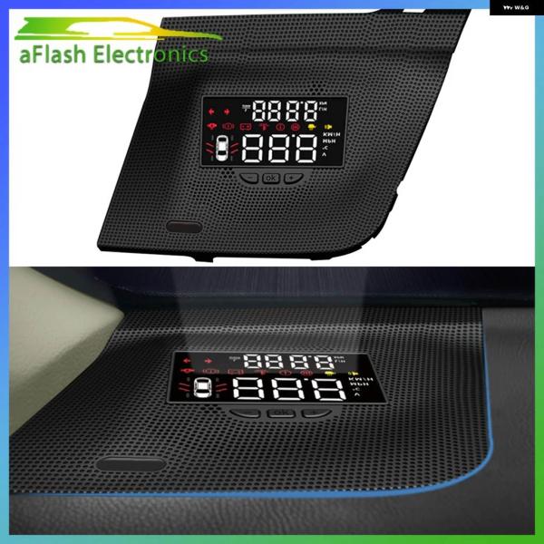 トヨタ ランドクルーザー J200 2010-2019 ミラー HUD カー ヘッドアップ ディスプレイ フロントガラス プロジェクター 自動アラーム オーバースピード RPM 電圧 カスタム パーツ アクセサリーHigh-concerne...