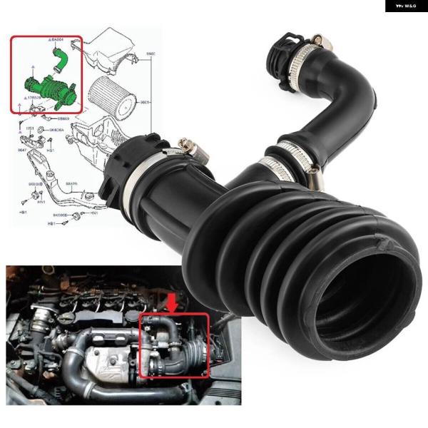 エアフィルター フローインテークホース パイプ D フォーカス MK2 C-MAX ボルボ 1.6 TDCI 7M519A673EJ 1673571 カスタム パーツ アクセサリーHigh-concerned chemical:NoneOr...
