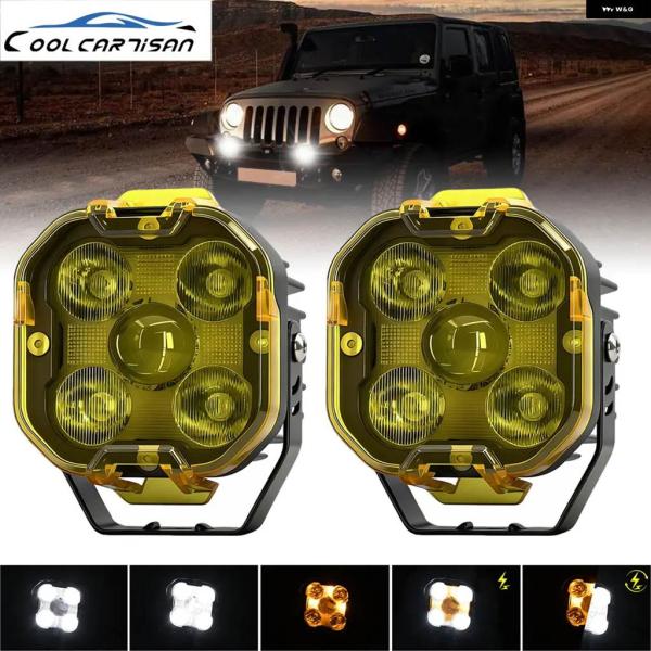 3.5インチ ワークサーチバーライト ハイビーム ヘッドライト 120W マイル オートバイ プロジェクター ボルボ トラック ジープ 4X4 オフロード 12V 24V カスタム パーツ アクセサリーHIGH-CONCERNED CHEM...