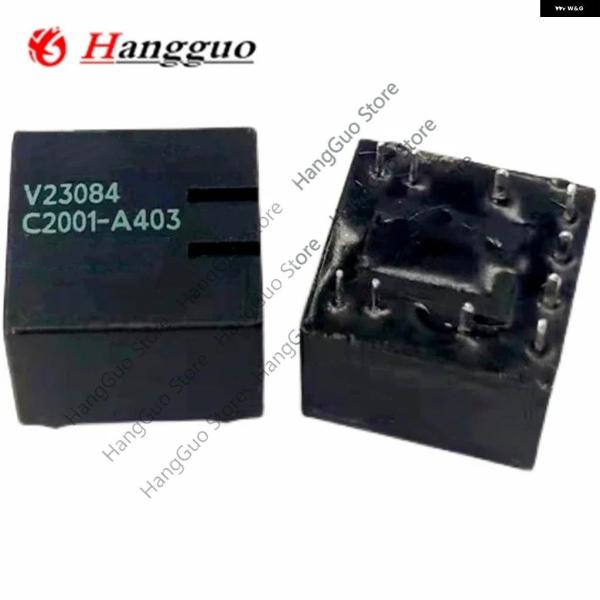 5個 V23084-C2001-A403 V23084 10ピン V23084-C2001-A303 30A 12VDC BMW 320 車用 C2001-A403 リレー カスタム パーツ アクセサリーPackage:SOPModel N...