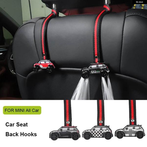 MINI J01 EV J05 ACEMAN U25 COUNTRYMAN F65 F66 F67 COOPER S E SE カーシートバックフック 飾用品 カスタム パーツ アクセサリーHigh-concerned chemical:N...