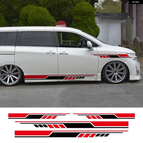 日産 エルグランド E50 E51 E52 2.5 3.5 カー ドア サイド ステッカー パーツ キャンピングカー チューニング デカール カスタム パーツ アクセサリーCategory:StickersType Of Sticker:C...