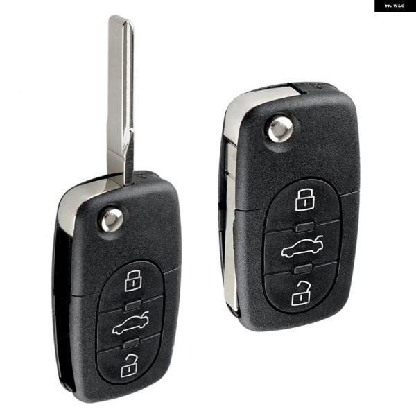 アウディ A3 A4 A6 A8 TT RS4 クワトロ 1994 - 2004 リモートカーキーフォブキーレス機能なし1個 カスタム パーツ アクセサリーR/C Function:WithOutCustomization:NoBrand ...