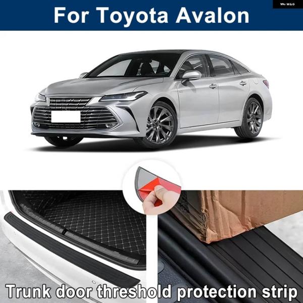 トヨタ アバロン用 トランク シル傷防止ガードストリップ - リア バンパー ラバー プロテクター 装飾 カバー ステッカー カスタム パーツ アクセサリーHigh-concerned chemical:NoneMaterial:PVC e...