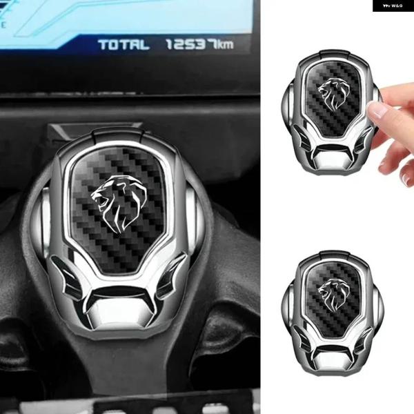 エンジン スタートストップ 装飾 ボタン カバー プジョー 408 4008 308 3008 リフター 5008 508 2008 208 RCZ 407 108 カスタム パーツ アクセサリーHigh-concerned chemica...