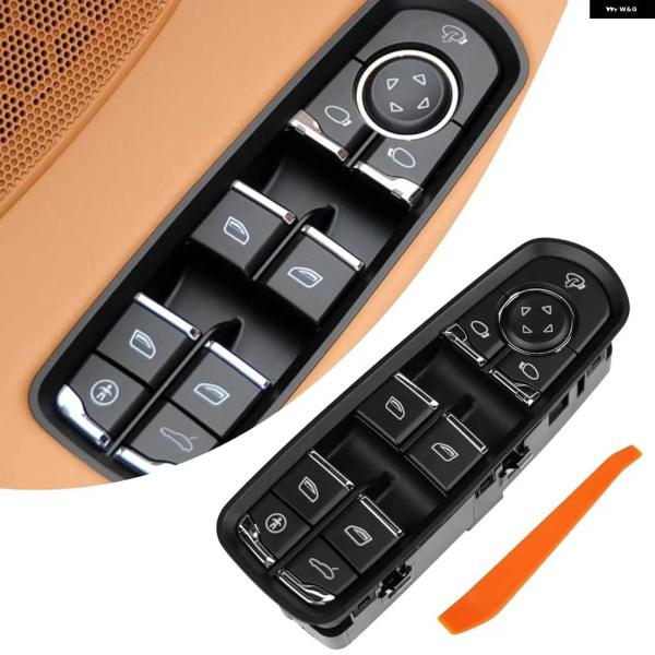 フロント左電動パワーウィンドウスイッチ ボタン マスター ポルシェ カイエン マカン パナメーラ 2011-2017 7PP959858MDML 7PP959858RDML カスタム パーツ アクセサリーHigh-concerned che...