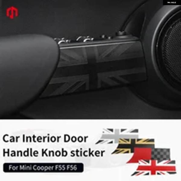 ドア アームレスト ステッカー ミニクーパーF55 F56 ドアハンドル ノブ ステッカー 飾 カスタム パーツ アクセサリーHigh-concerned chemical:NoneSticker Placement:Door Handle...