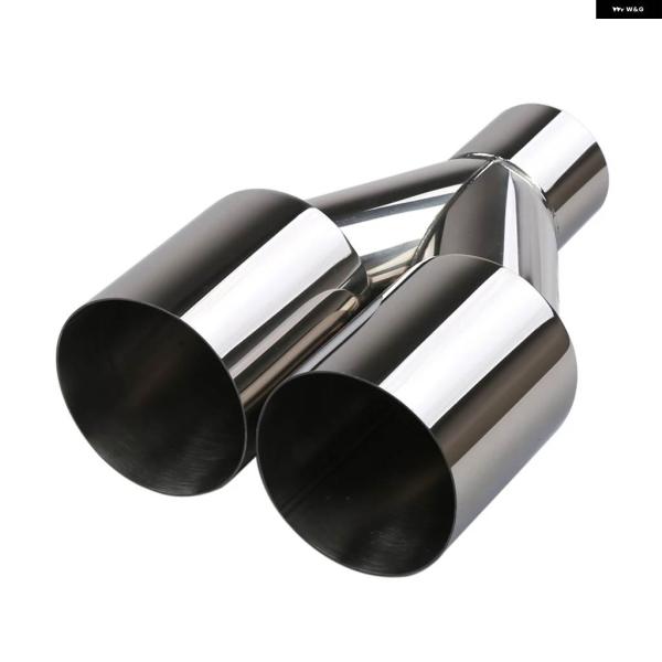 マフラーチップ Y字型 ダブルアウトレットマフラー 直径63MM カスタム パーツ アクセサリーProduct Type:Modified PartsHigh-concerned chemical:NoneType:MufflerMount...