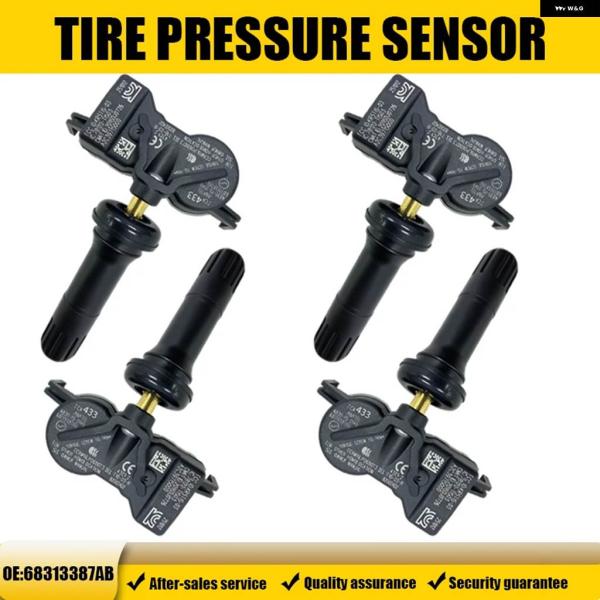 1/4個 タイヤエア圧センサー TPMS 68313387AB ダッジ デュランゴ ジープ グランド チェロキー コンパス 68313387AA カスタム パーツ アクセサリーHigh-concerned chemical:NoneMate...