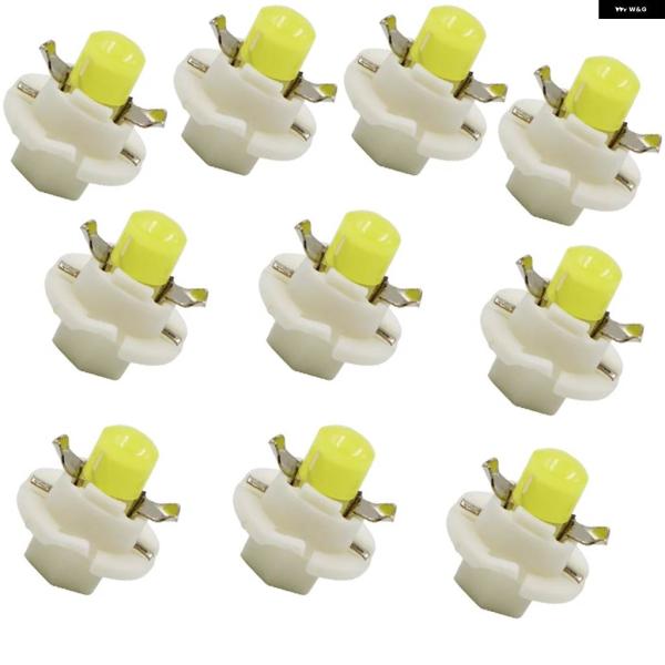YSY B8.4 LED 車用 COB ダッシュボード バルブ B8.4D パネル DC 12V インジケーター ランプ ライト 車用 ホワイト ブルー グリーン レッド 10個 カスタム パーツ アクセサリーFor Vehicle Bra...