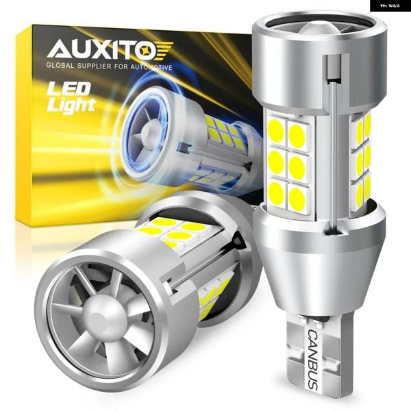 2個 W16W T15 LED バックライト 6500K ホワイト CANBUS バルブ 2000LM 921 912 バックアップ バルブ 車用リバースランプ ファン カスタム パーツ アクセサリーHigh-concerned chemi...
