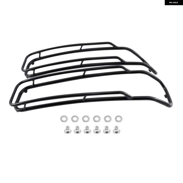 Motorcycle Iron Saddlebags Lid Top Rail Guards For Harley Touring Street Glide Electra Glide Road King 2014-2024 2022 20...