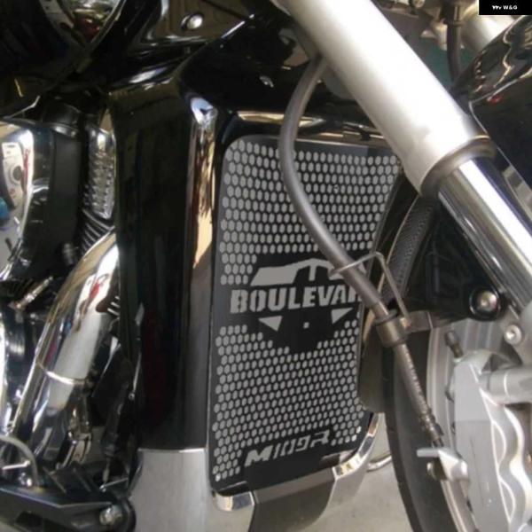 VZR 1800 オートバイ バイク アルミ ラジエーター グリル カバー ガード スズキ ブルバード M109R イントルーダー M1800R VZR1800 2006-2024 カスタム パーツ アクセサリーItem Weight:33...