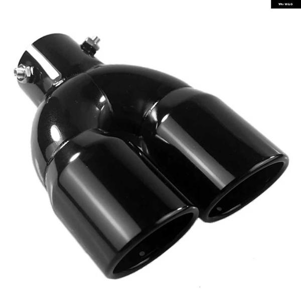 車用 汎用 ステンレス テールスロート車用マフラー73-76MM斜めポートダブル アウトレット 排気テールノズル カスタム パーツ アクセサリーHign-concerned Chemical:NoneOrigin:Mainland Chin...