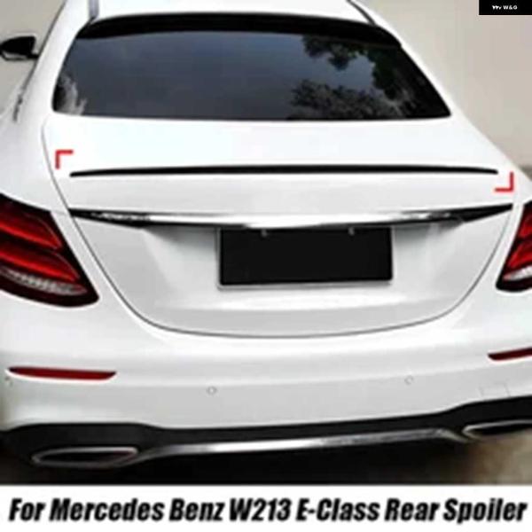 メルセデスベンツアクセサリー W213 E250 E634D 2016+ Eクラス 車用 リアウイング トランク テールスポイラー リップ ラバー ブラック ソフトプラスチック カスタム パーツ アクセサリーHign-concerned C...