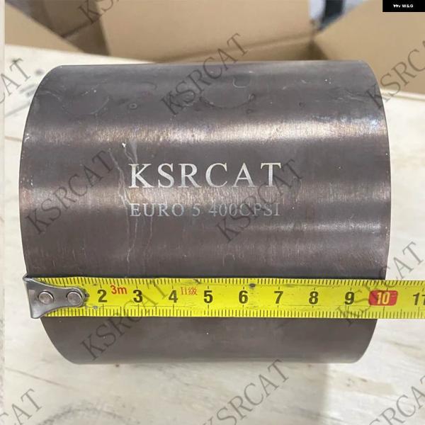 400 CPSI メタリック 汎用 CAT交換用メタル触媒コンバーター ユーロ5 ガソリン 車用 110X100MM カスタム パーツ アクセサリーHign-concerned Chemical:NoneMaterial:metalMode...
