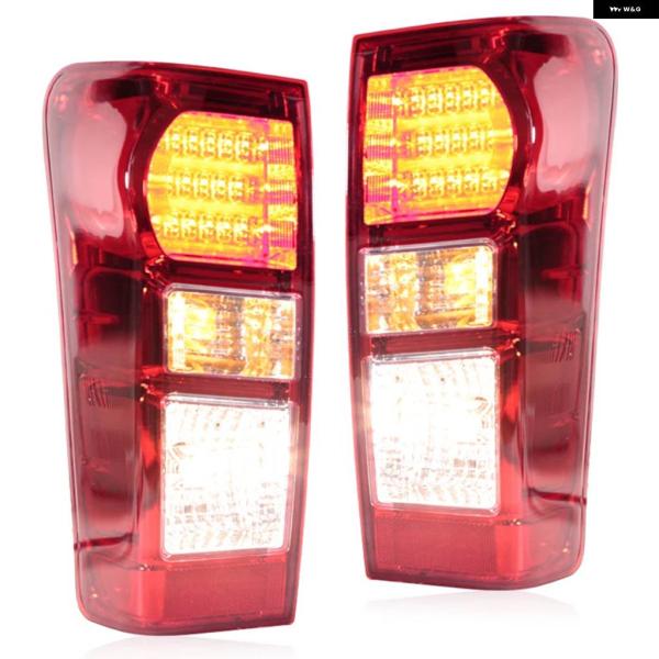 車用LED テールライト ISUZU D-MAX PICKUP 2012-18 レッドリアブレーキランプ シグナルライト テールライト カスタム パーツ アクセサリーSpecial Features:Rear Led Brake Light...