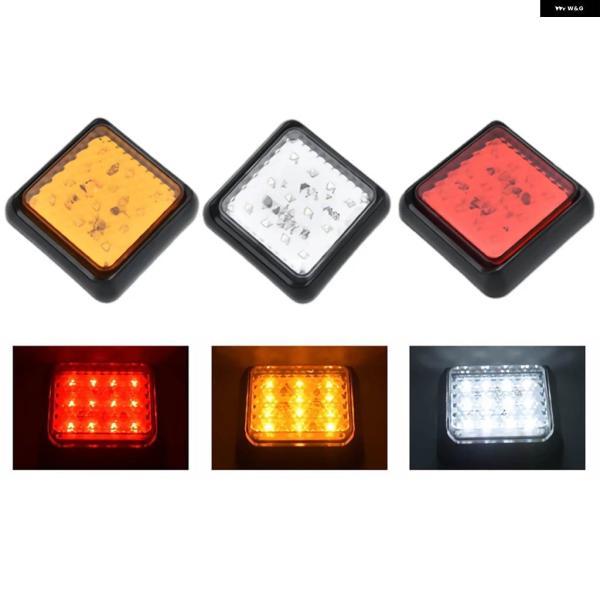 トレーラーリアライト 2個 12V 24V トラック テールライト LEDポジションブレーキウィンカー リバースライト キャラバンRVバン テールライト カスタム パーツ アクセサリーHigh-concerned chemical:None...