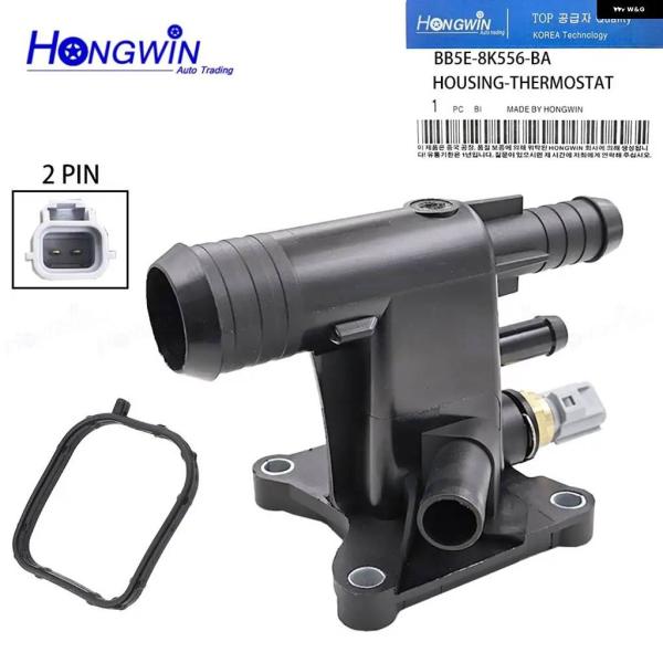 エンジン 冷却水サーモスタット ハウジング BB5E-8K556-BA センサー付き ランドローバー フリーランダー レンジローバー イヴォーク ディスカバリー カスタム パーツ アクセサリーHigh-concerned chemical:...