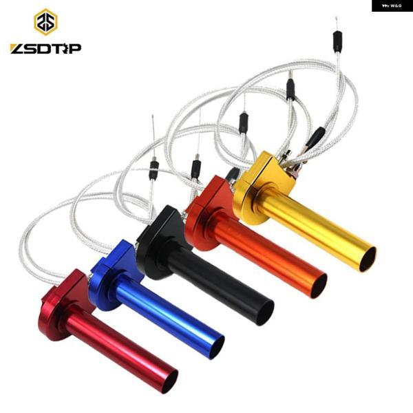 ZSDTRP 7/8インチスロットル グリップ ツイスト クイックアクションガススロットル ケーブル 付き ダートピット バイク 50CC 110CC 125CC カスタム パーツ アクセサリーHigh-concerned chemical...