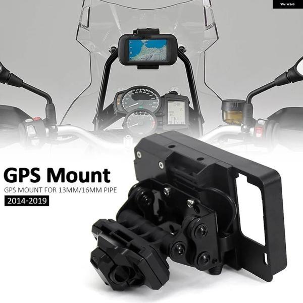 バイク アクセサリー BMW F800GS ABS ADVENTURE ADV 2014 - 2019 ナビゲーション ブラケット 13MM 16MM クロスバーGPS マウント カスタム パーツ アクセサリーHigh-concerned ...