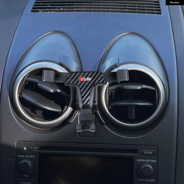 日産 QASHQAI DUALIS J10 2006-2013用カーフォン ホルダー エアベント マウント クリップ 携帯電話 ホルダー グラビティ携帯電話 スタンド カスタム パーツ アクセサリーItem Weight:0.2kgItem...