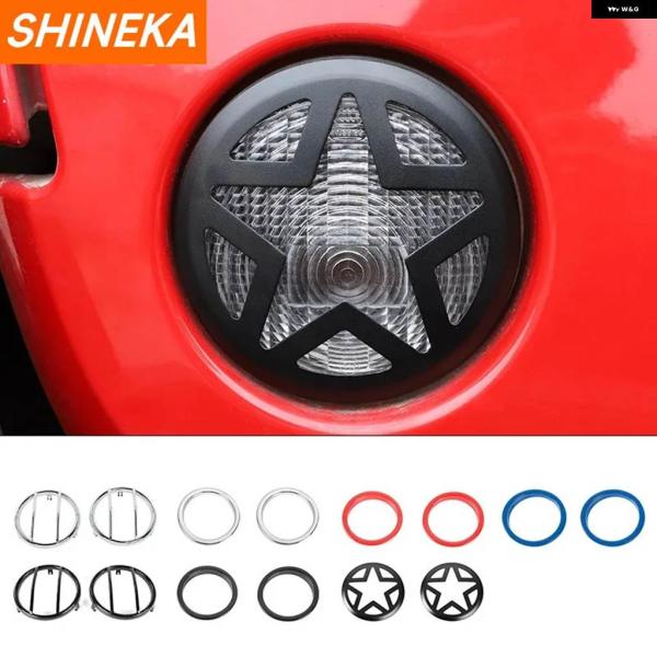 フロントウィンカー信号灯ランプ 装飾 カバー トリム ステッカー ジープ ラングラー JK 2007-2017年カー スタイリング アクセサリー カスタム パーツ アクセサリーHigh-concerned chemical:NoneSpec...