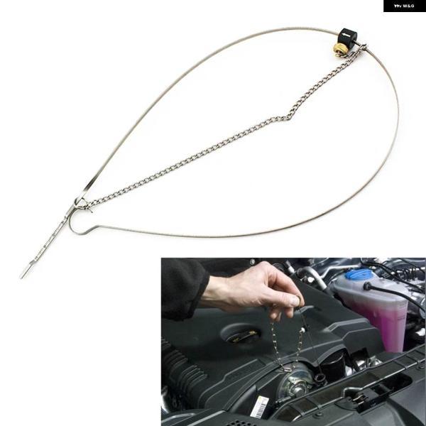 610MM/24インチ 車 エレクトロニ オイルフルードレベル ディップスティック アウディ A6 A5 A4 2.0 TFSI/3.2 FSI/4.3 FSI/2.0 TDI CR エンジン カー カスタム パーツ アクセサリーHigh-...